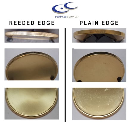 The Difference Between Reeded Edges and Plain Coin Edges