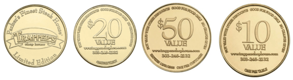 Restaurant Uses Custom Promotional Coins to Draw a Crowd